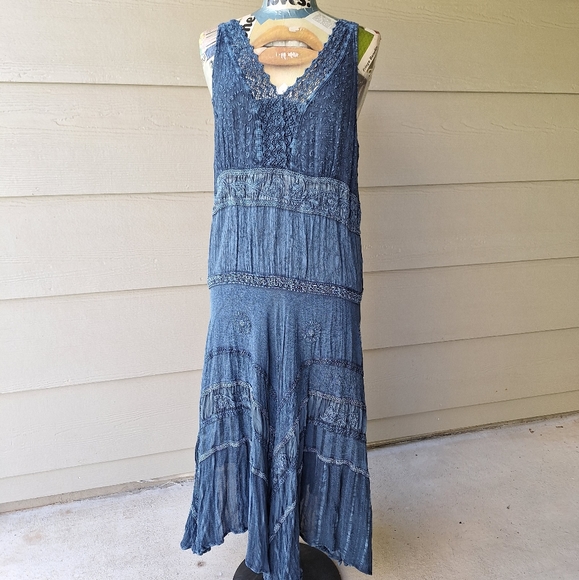 Vintage | Dresses | Vtg 9s Boho Dress X | Poshmark